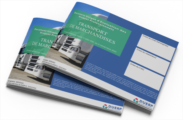 Document Unique (DUERP) pour le transport routier de marchandises